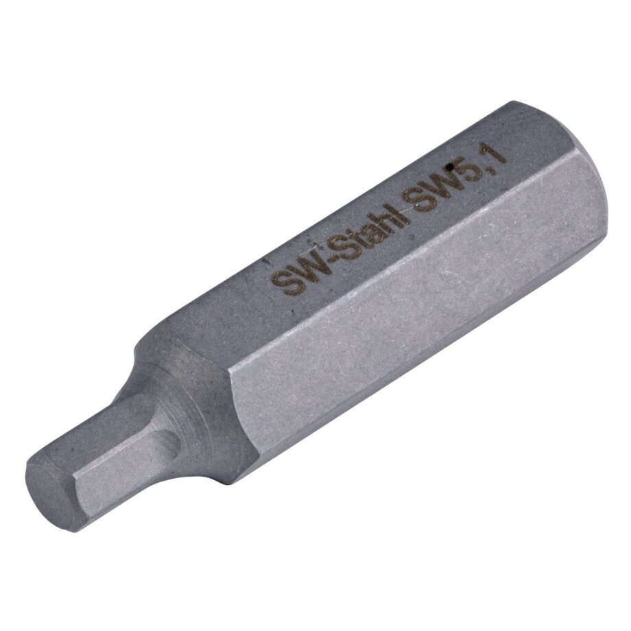 Screwdriver bit hexagon socket