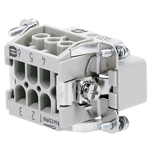 Harting 09330062601 Han 6E Stifteinsatz