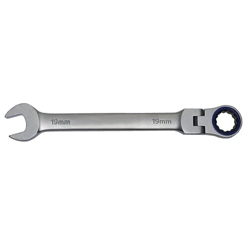 SW-Stahl S1597-17 Clevis ratchet spanner, 17 mm, with joint