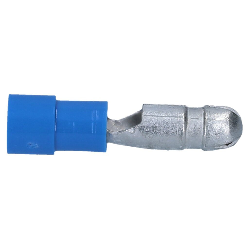 Rundstecker Buchse 5mm blau teilisoliert